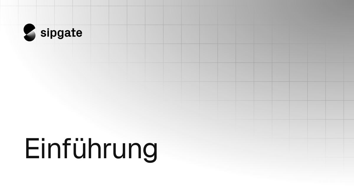 Einführung | sipgate AI Agents
